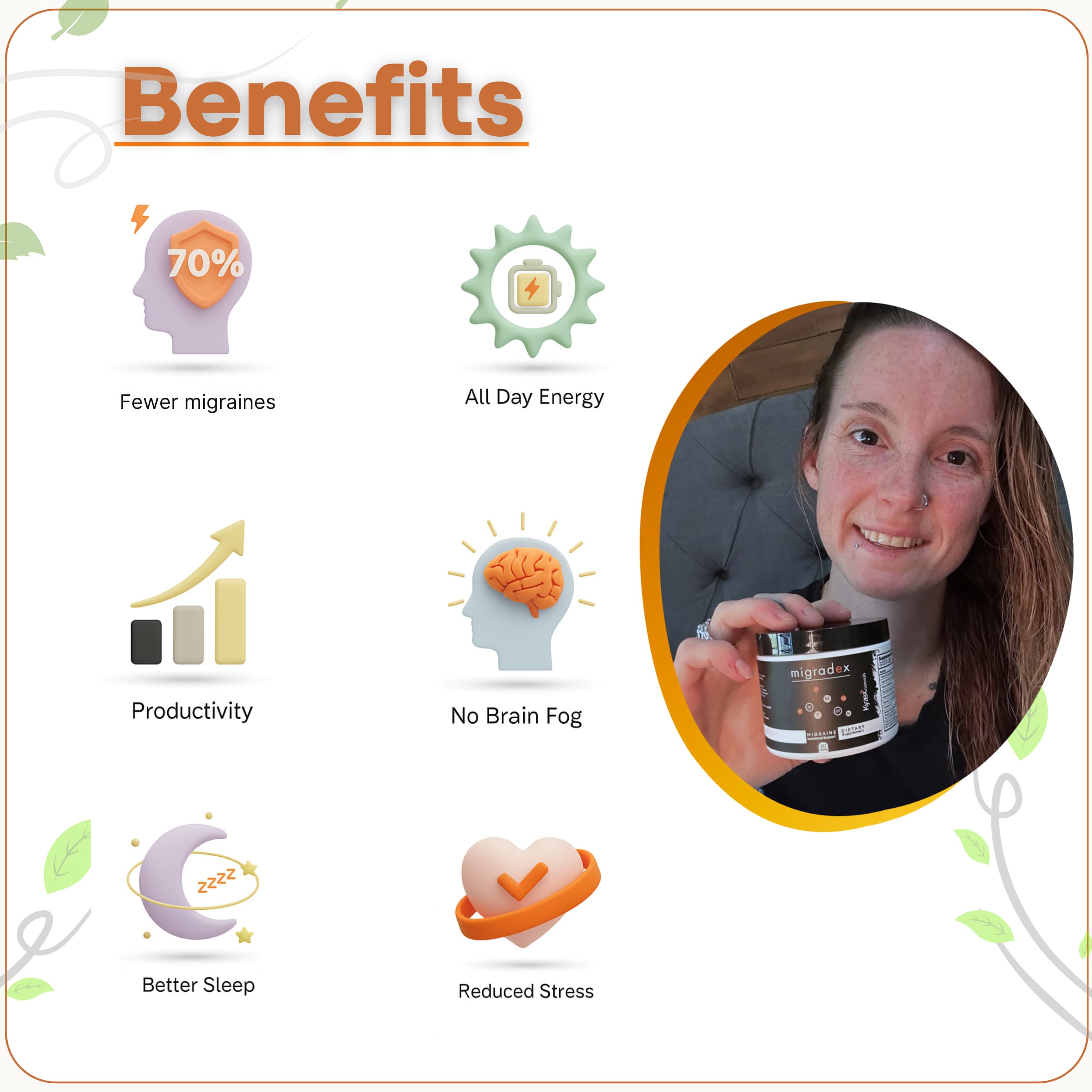 Migradex - All Natural alternative to migraine prevention – Kyzex